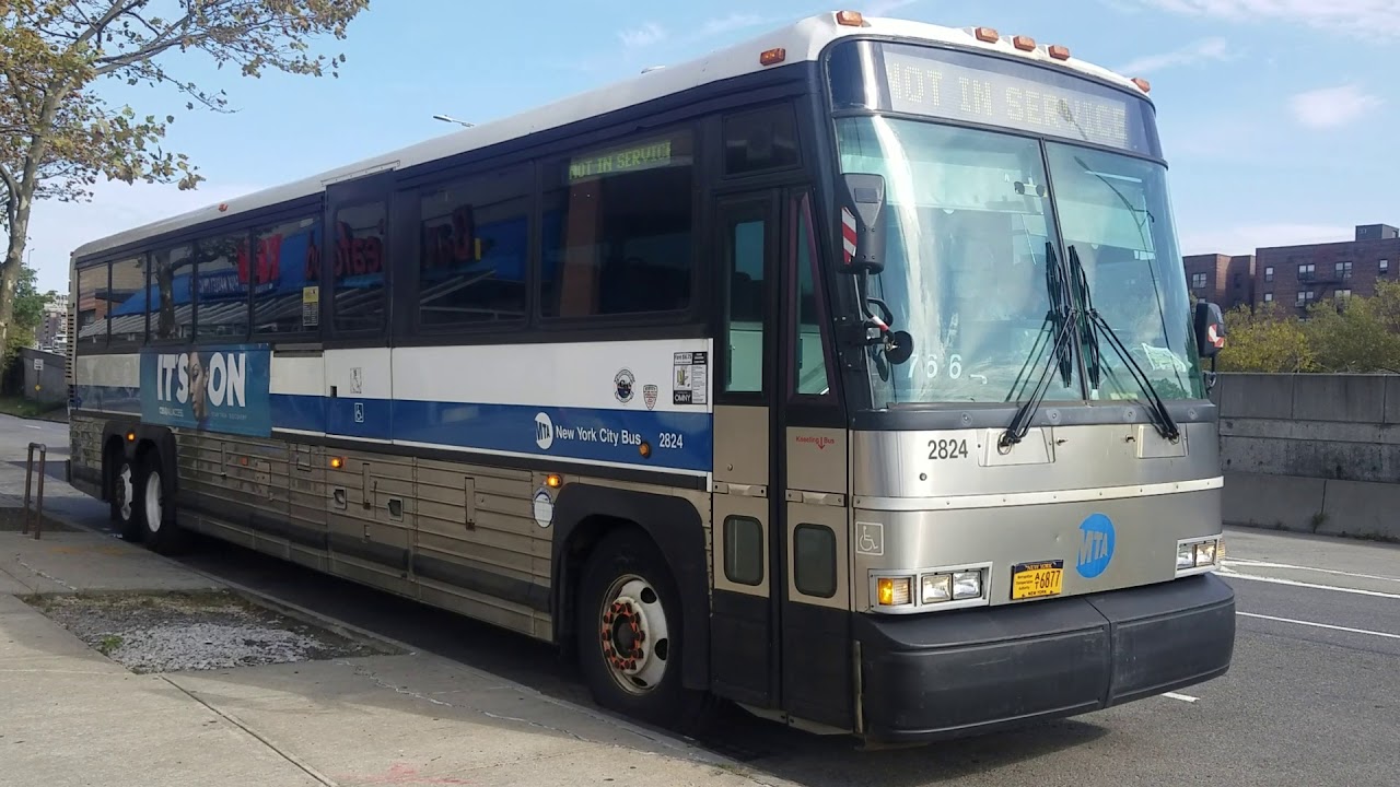 MTA Bus Company: 2002 MCI D4500 2824 Startup & Departure At Horace ...