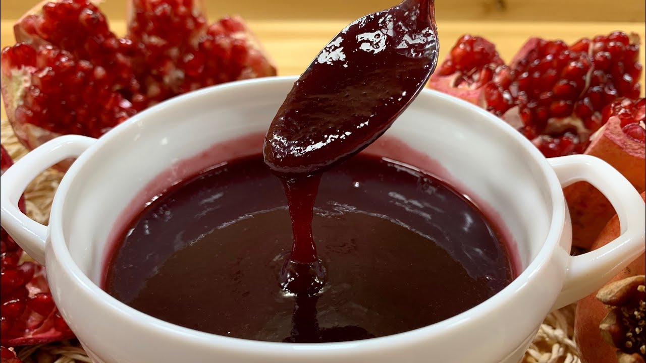 Homemade Pomegranate Molasses Recipe | Sugar Free Pomegranate Molasses ...