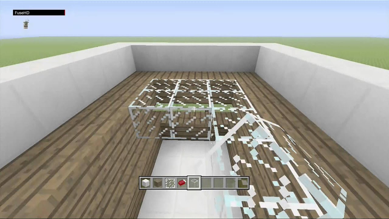 Minecraft 360: Small Modern Quartz house - YouTube