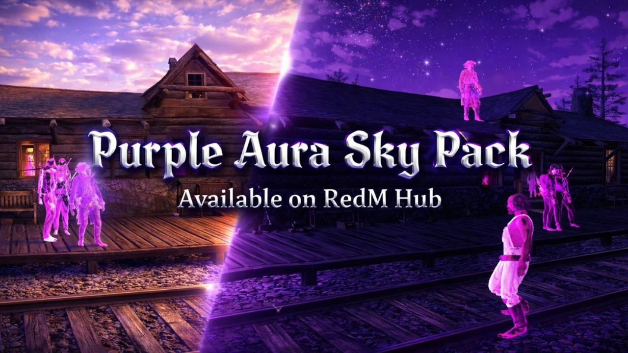 PURPLE AURA SKY PACK SHOWCASE | REDM | https://discord.gg/redm - YouTube