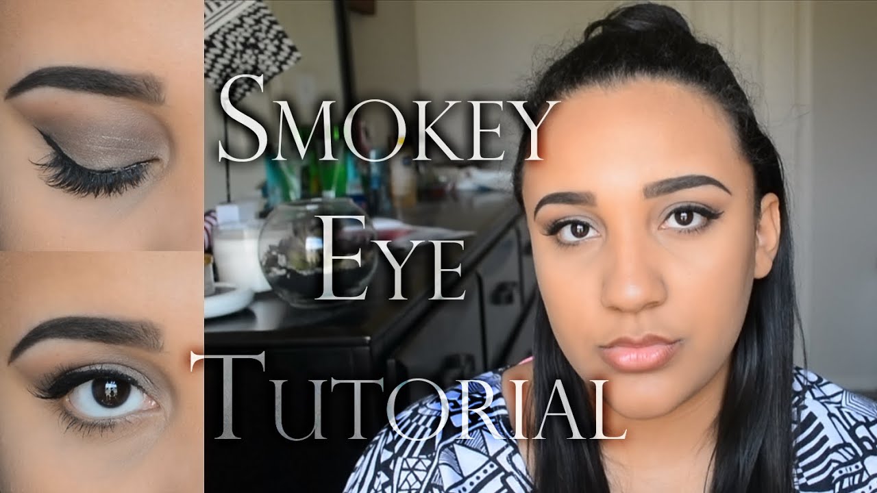 Natural Brown Smokey Eye Tutorial - YouTube