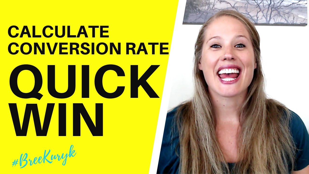 Calculate CONVERSION RATE Marketing Metric Quick WIN YouTube