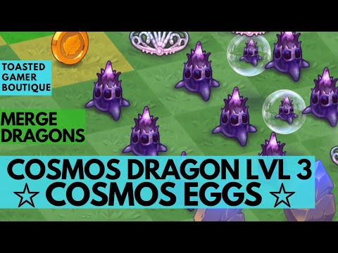 Merge Dragons Cosmos Dragon Level 3 ☆☆☆ - YouTube