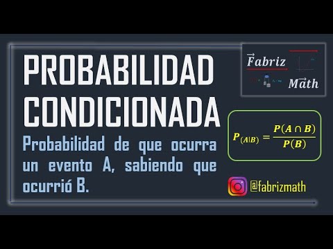 Probabilidad Condicionada, Ejercicio (Probabilidad de que ocurra un evento A sabiendo que ...