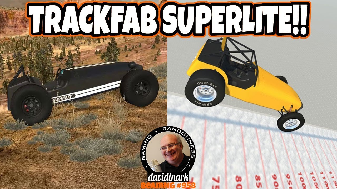 Trackfab Superlite Action! BeamNG Drive Car Mod - YouTube