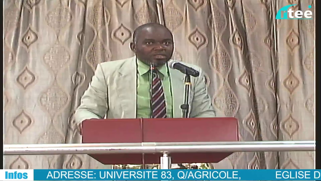 culte de dimanche avec Dr JACQUES MUTOMBO KALAMBA Thème; saul fils de ...