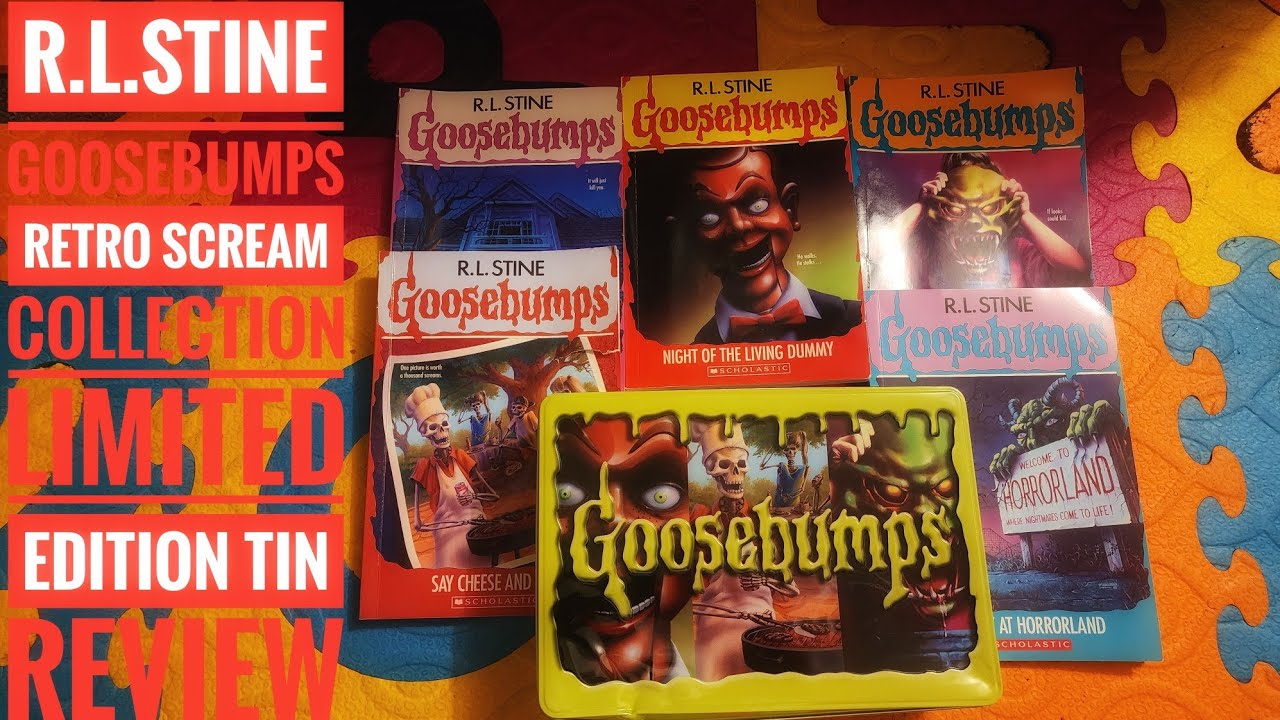 R.L.Stine Goosebumps Retro Scream Collection Limited Edition Tin Review ...