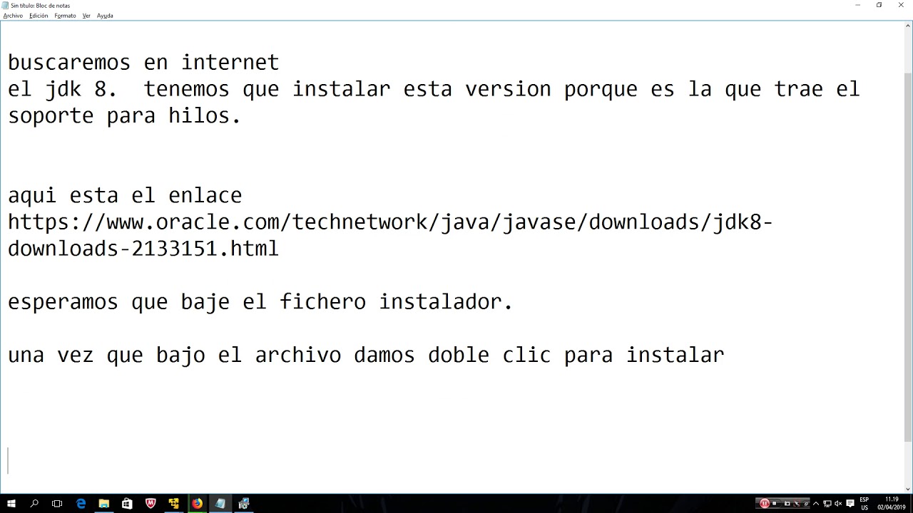 Instalar Jdk8 Y Jgrasp Youtube