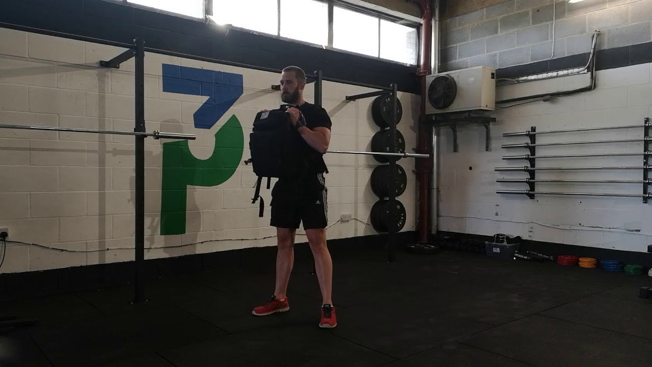 Back Pack Front Squat - YouTube