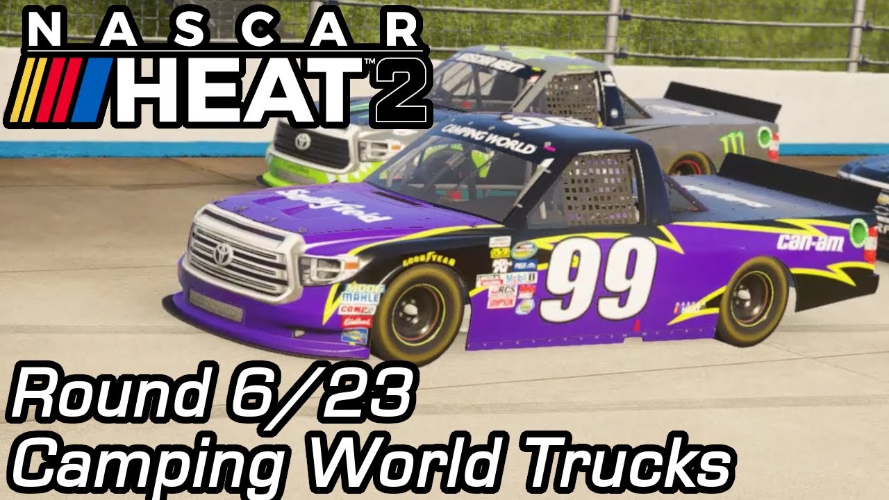2017 Bar Harbor 200 | Truck Round 6/23 | NASCAR Heat 2 (PC) - YouTube