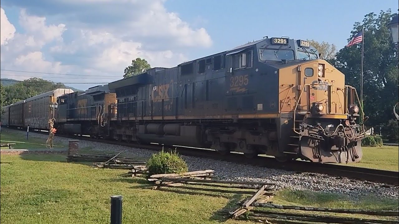 CSX Northbound Autorack/Intermodal Train Cowan, TN 09/11/25 - YouTube