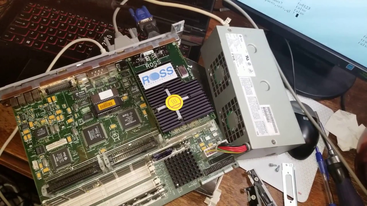 SPARCstation 20 working display - YouTube