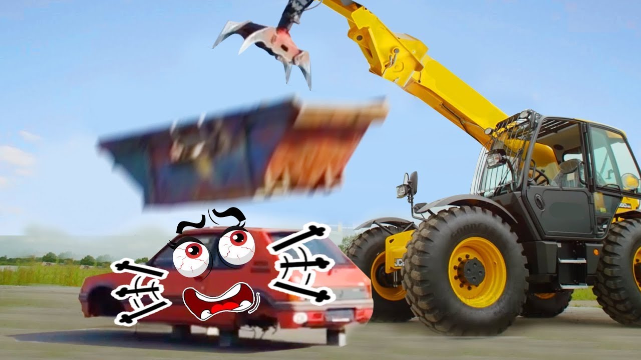 Biggest Heavy Equipment Machines Destroy Cars | Amazing Dangerous ...