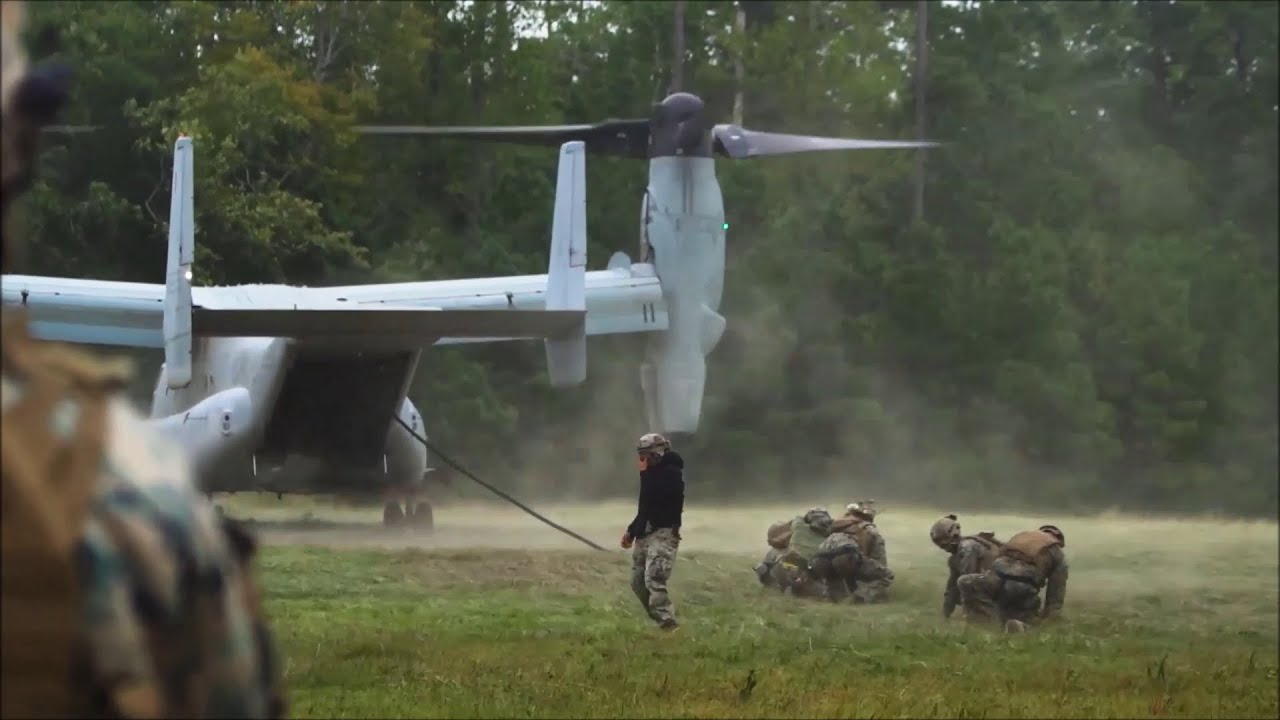 HRST Masters Course Teaches 26th MEU Marines the Ropes - YouTube