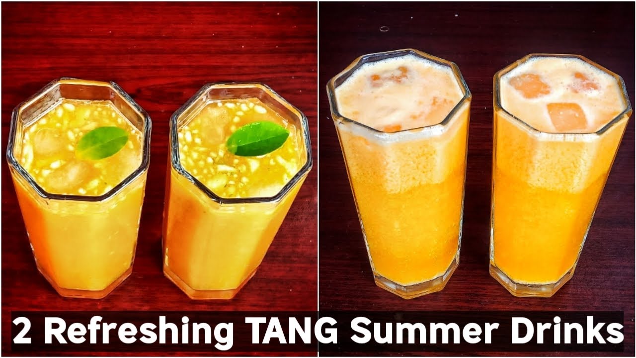 Tang Tails | The Tang Orange Almond Cracker | The Tang Aam Panna Cooler ...