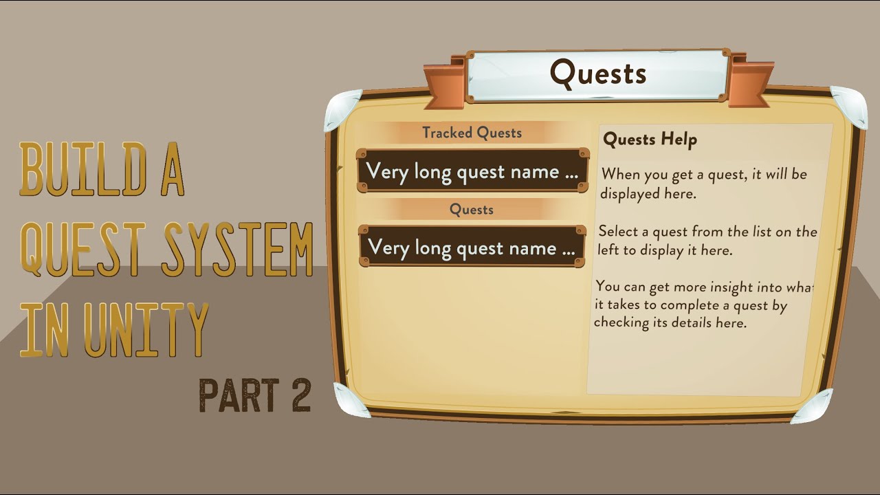 Build a Quest System in Unity (VR) Part 2 - YouTube