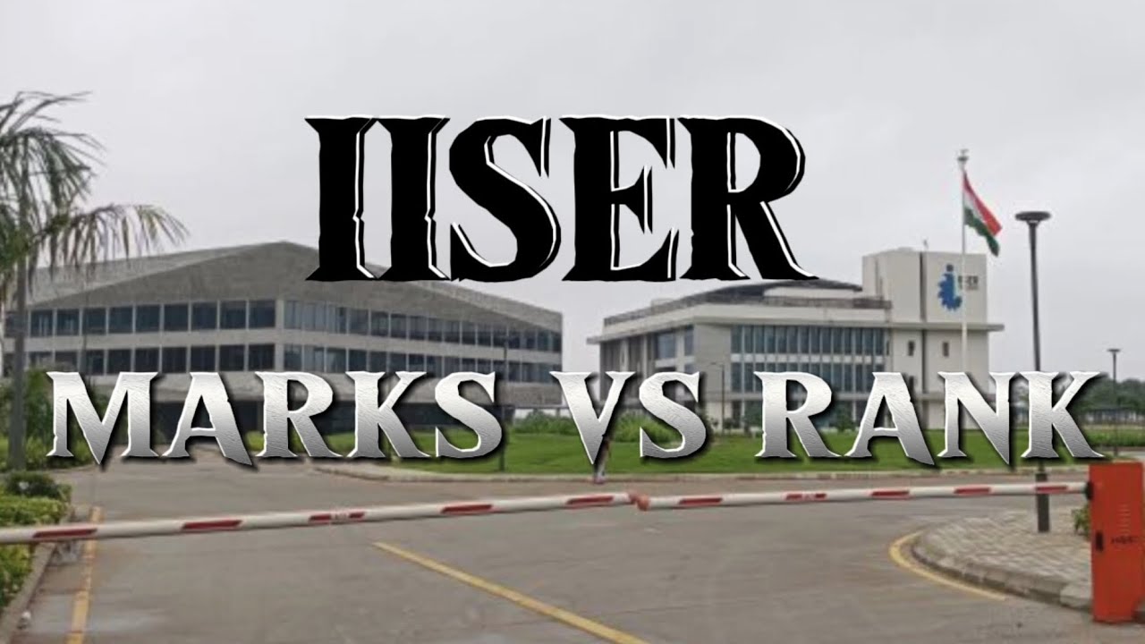 Iiser 2025 expected cut off and marks vs rank - YouTube