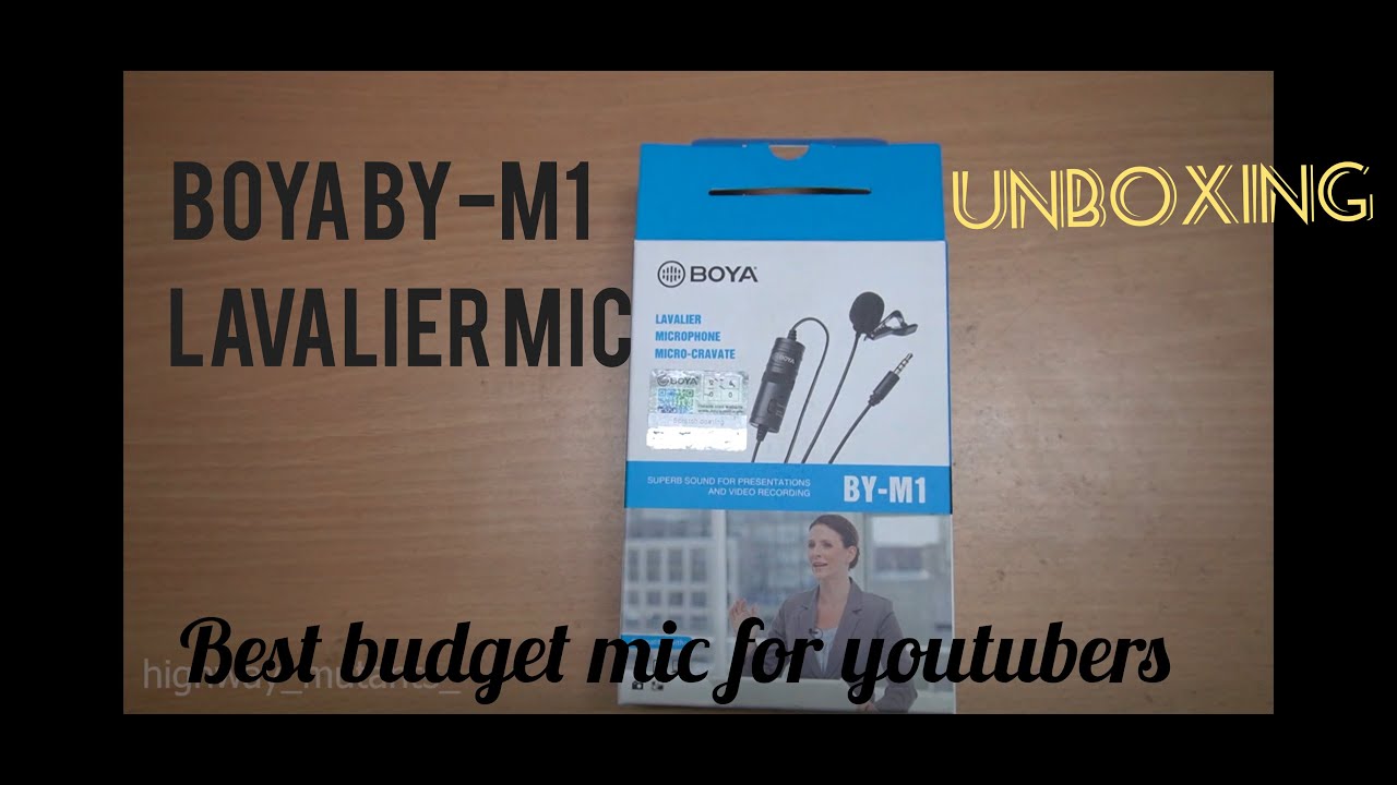 BOYA MIC-M1 Lavalier Mic | UNBOXING and Setup | Best Budget Mic For ...