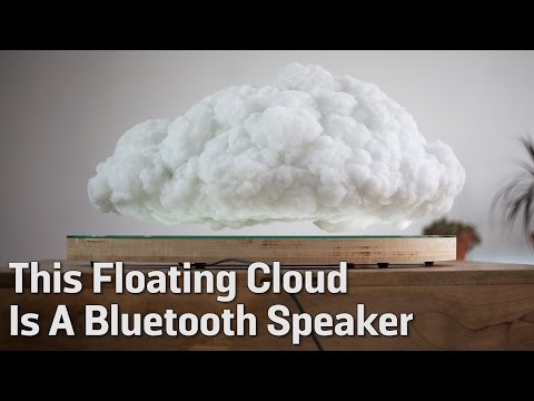 This Floating Cloud Is A Bluetooth Speaker
