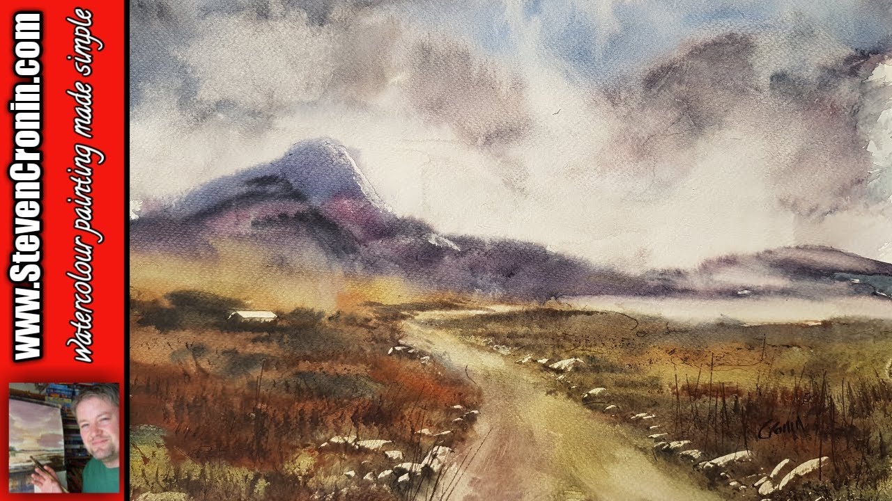 Painting the Highlands | Ben Hope, Sutherland | Easy Watercolours - YouTube