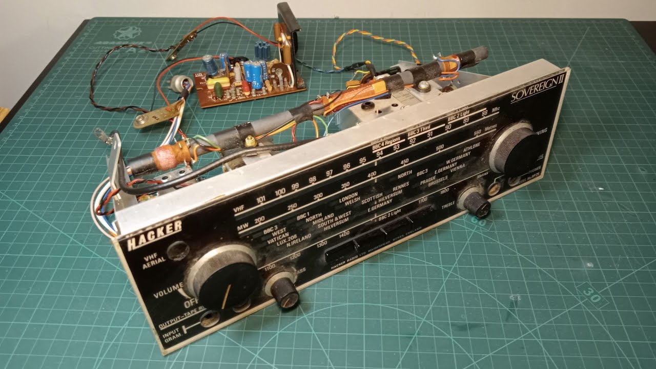 Hacker RP25 Radio , Disassemble, Restoration - YouTube