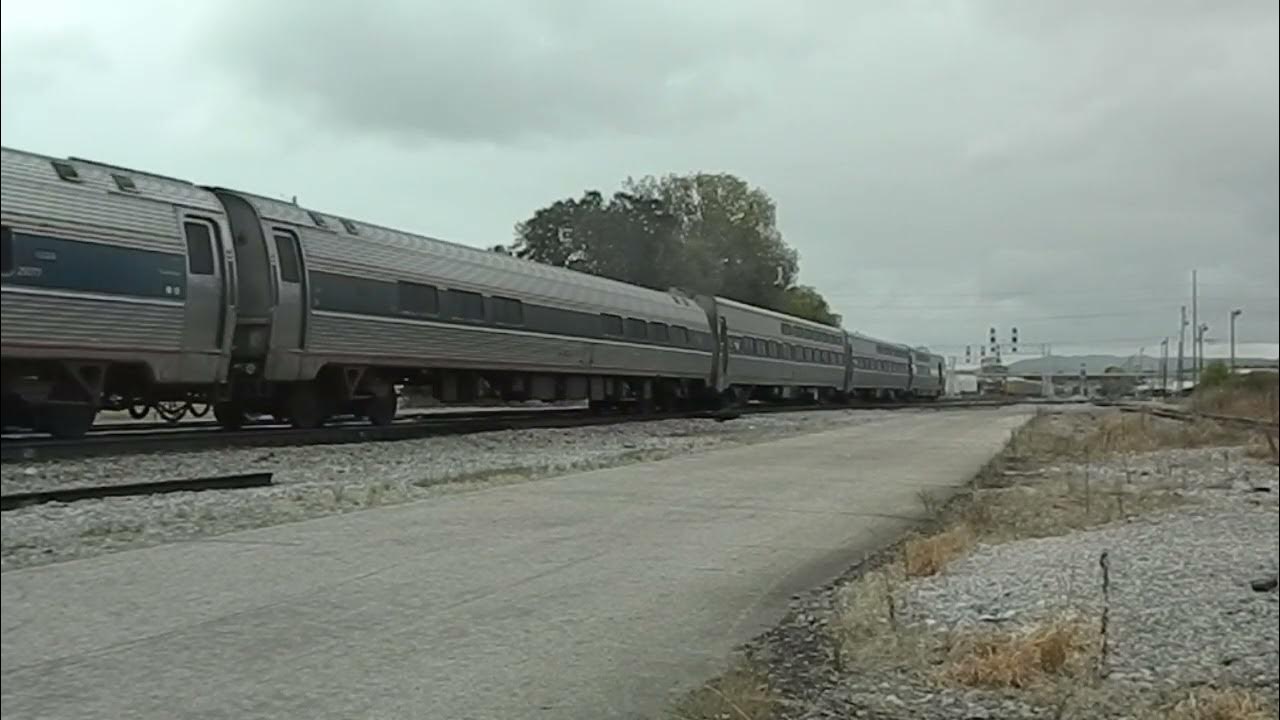 Amtrak 131 Leads Amtrak 19 - 10/15/2023 - YouTube