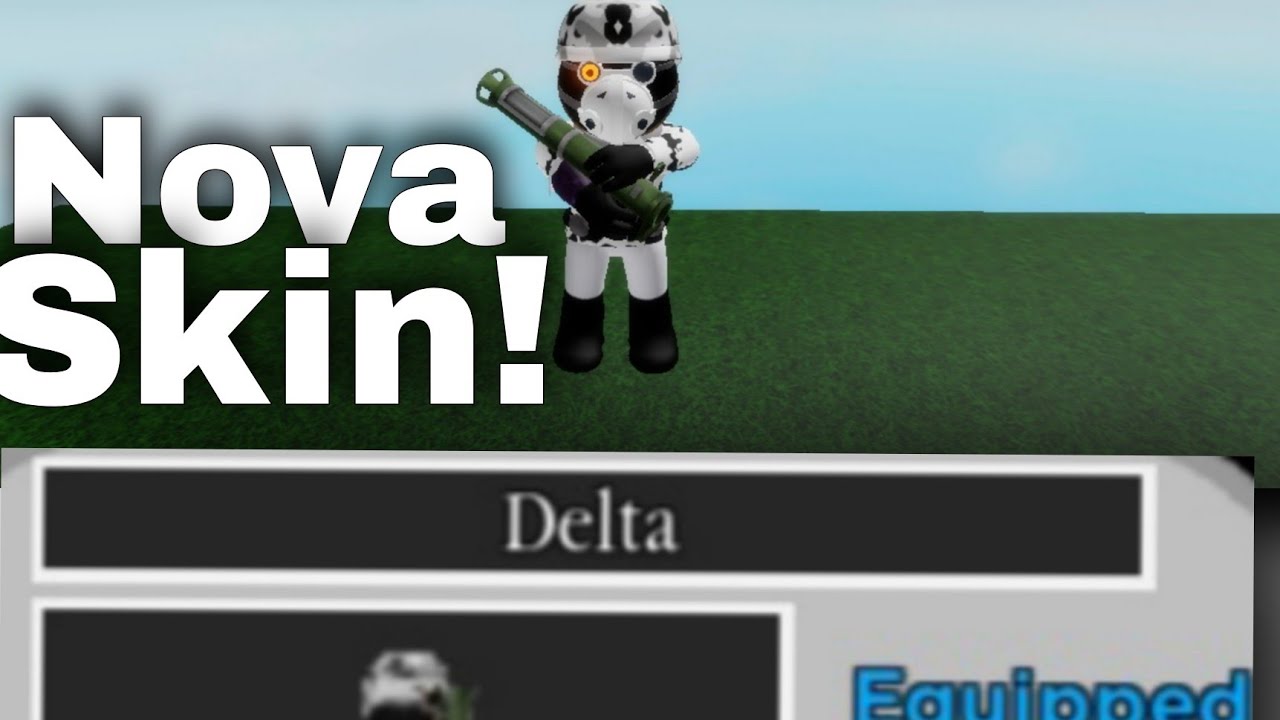 CHEGOU!! NOVA SKIN NO PIGGY (DELTA)! - YouTube