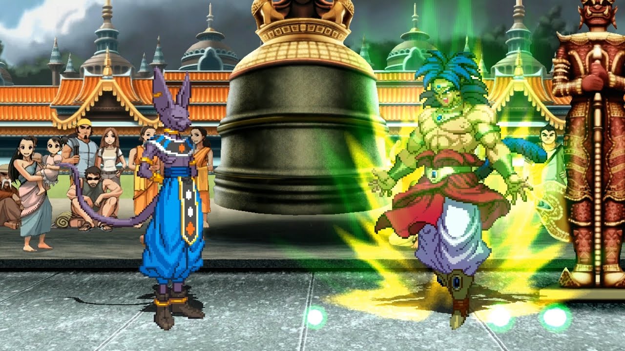 BROLY vs BEERUS - Highest Level Incredible Epic Fight! - YouTube