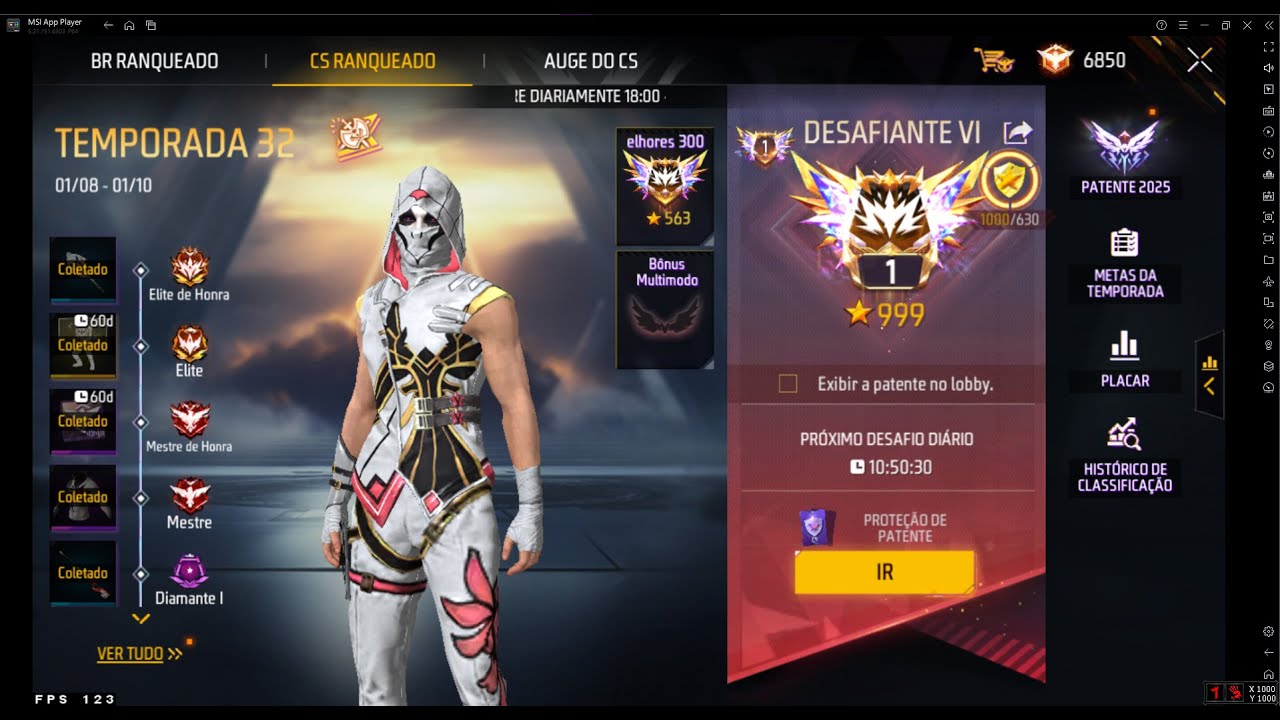 JOGANDO RANQUEADA E XITANDO ATE O TALO😲100% HS🥶UNDER CARRO E UNDER ...