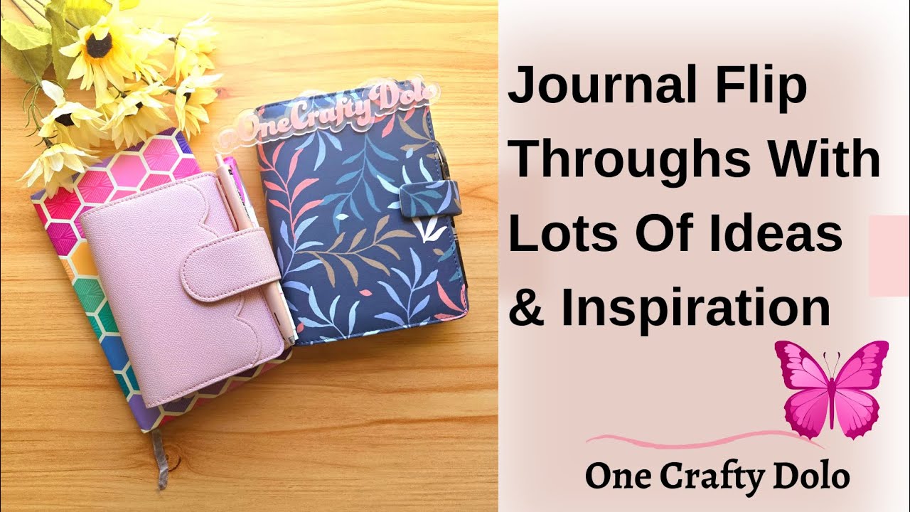 Journal Flip Throughs With Lots Of Ideas & Inspiration - YouTube