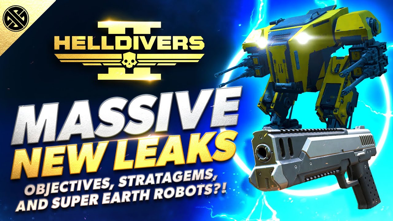 Helldivers 2 Leaks Reveal New Objectives, Stratagems, Weapons, Super Earth Robots & More! - YouTube