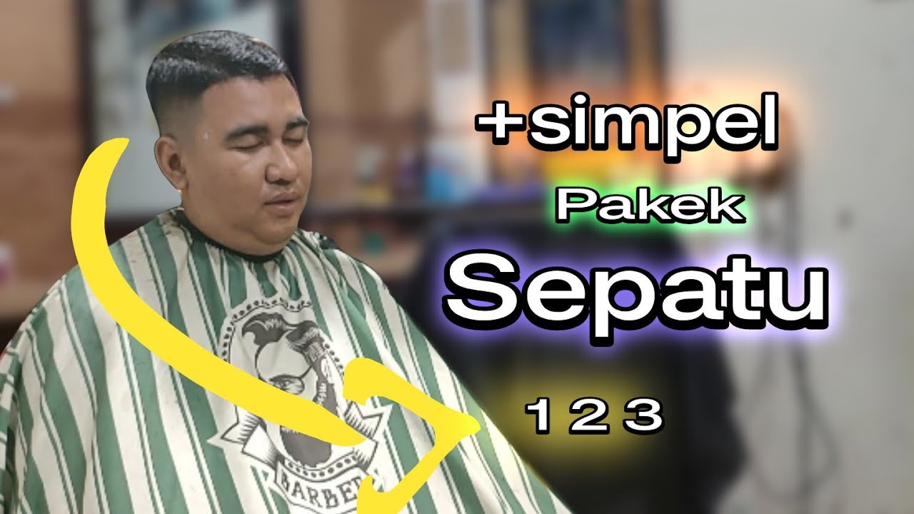 cara potong rambut // pendek rapi bawah nol - YouTube