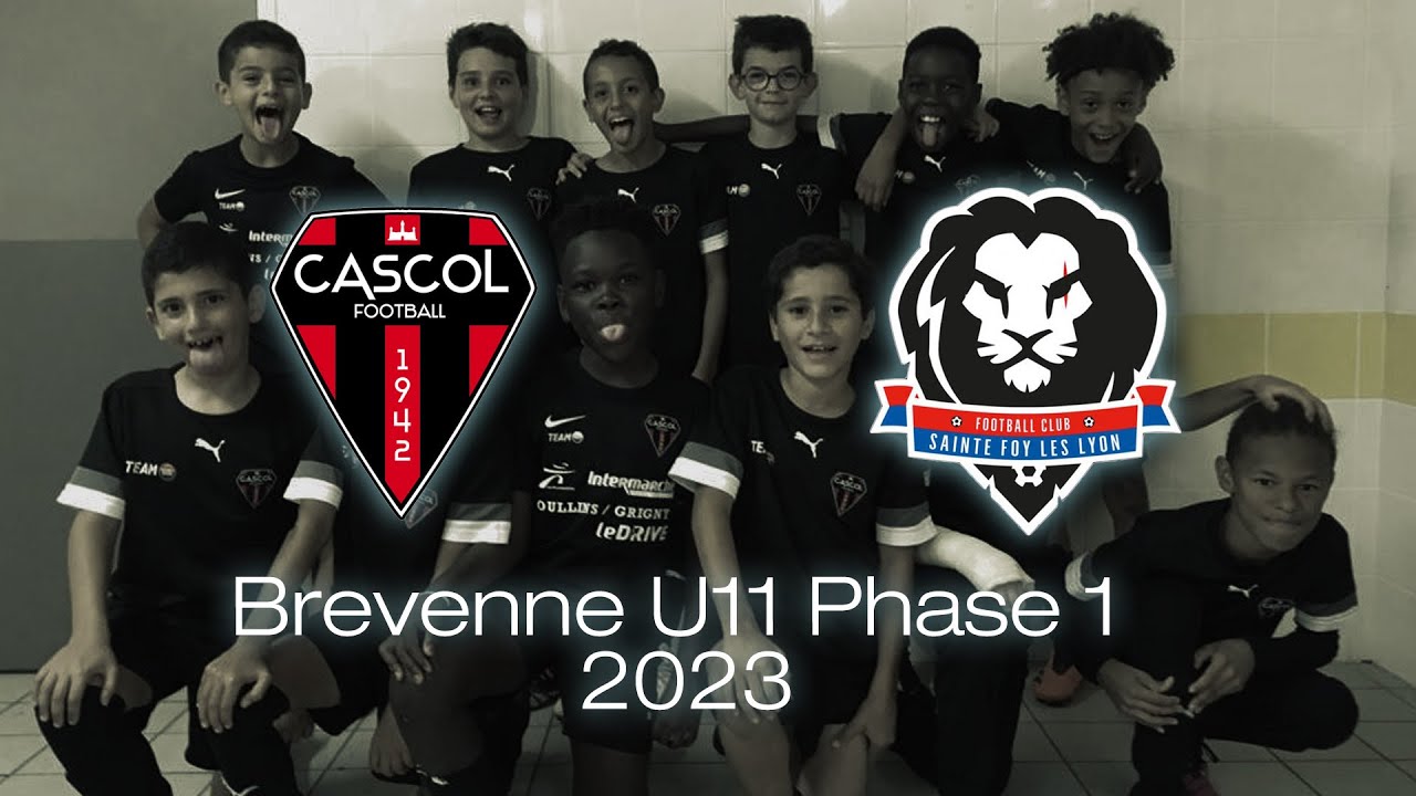 Brevenne U11 Poule A phase 1 // Match 2 // CASCOL vs Fc Ste-Foy-Les-Lyon - YouTube