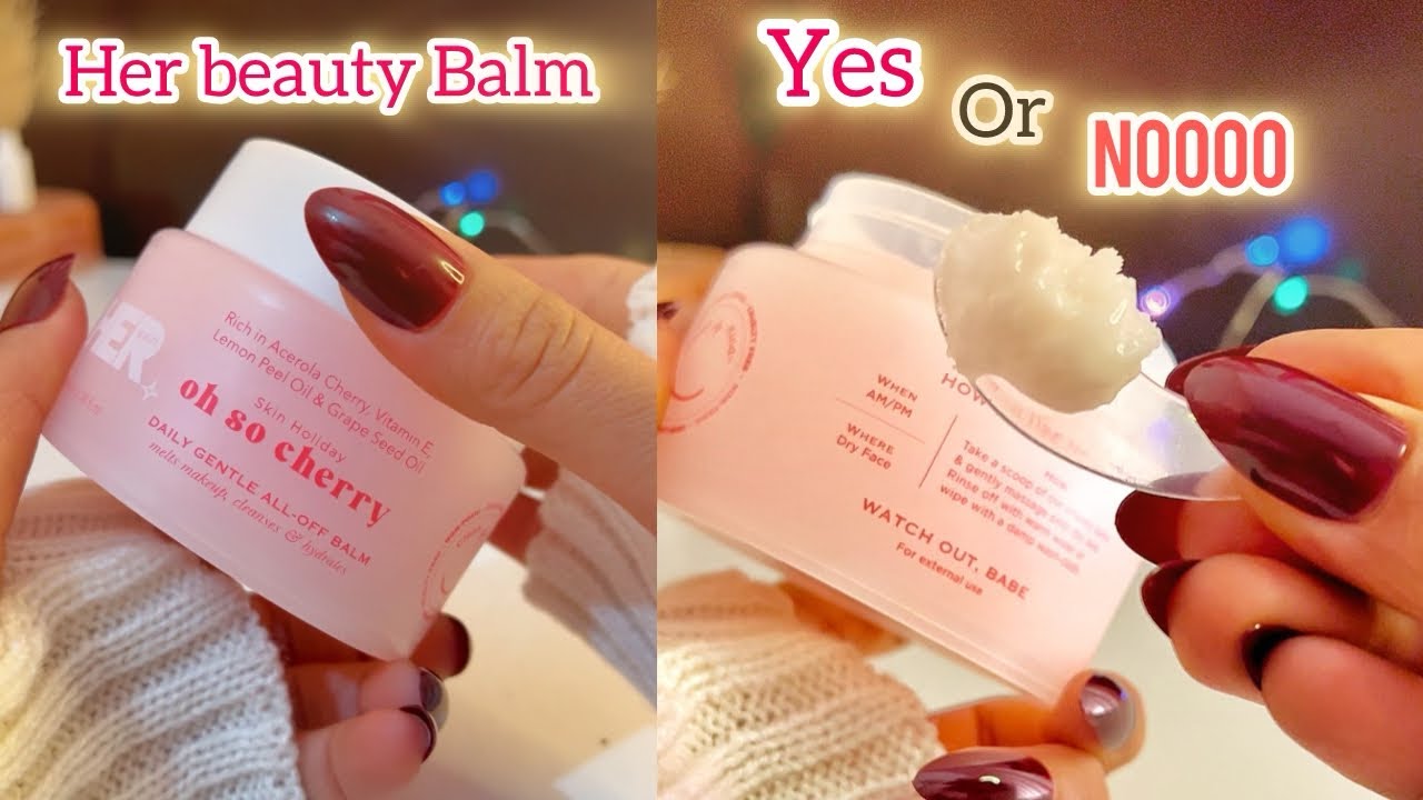 Her Beauty Balm “ Oh so Cherry “ Detailed Review 🍒 - YouTube