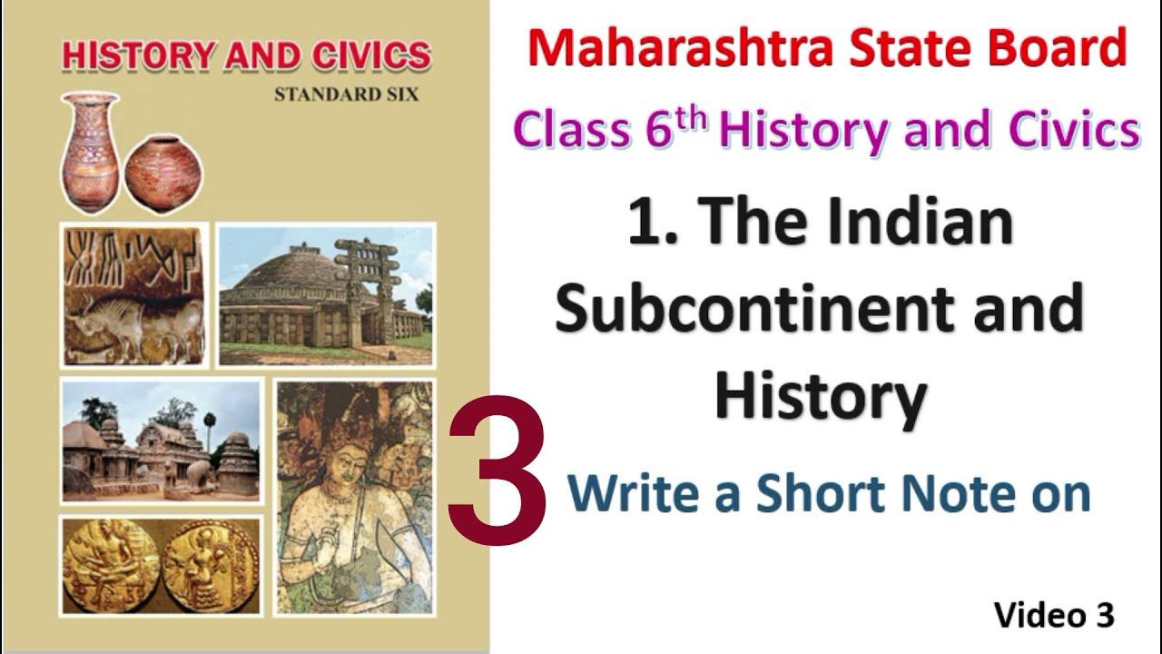 6th Standard History & Civics Ch 1 Video-3 Indian Subcontinent and ...
