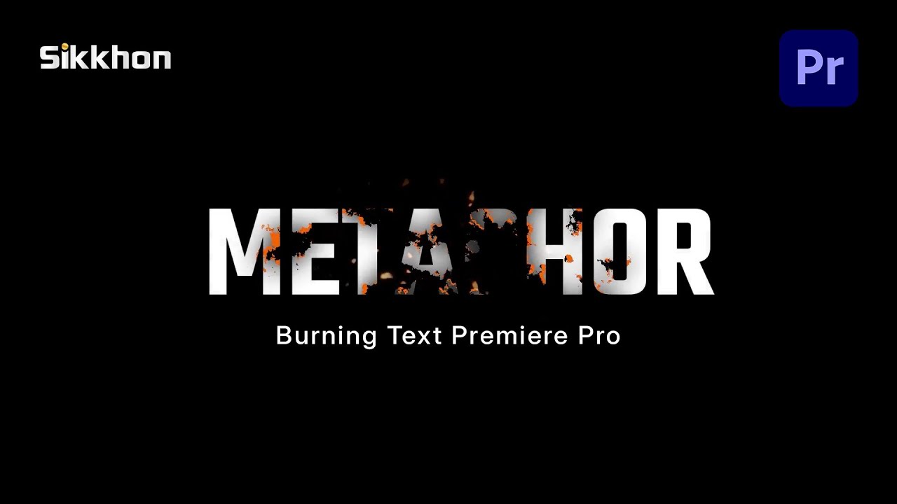 Create a Realistic BURNING TEXT Effect in Premiere Pro | Step-by-Step ...