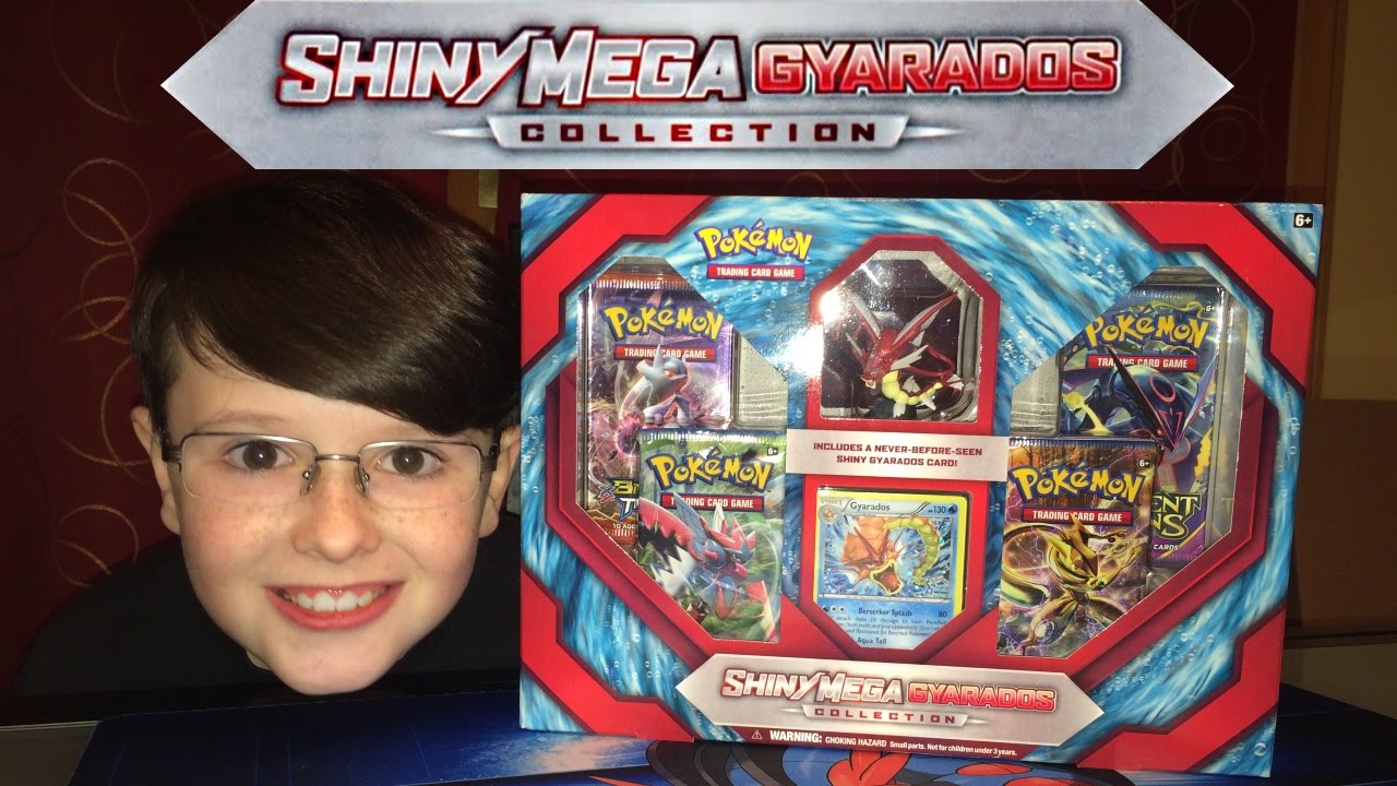 Opening a Shiny Mega Gyarados Collection Box! AVALANCHE! - YouTube