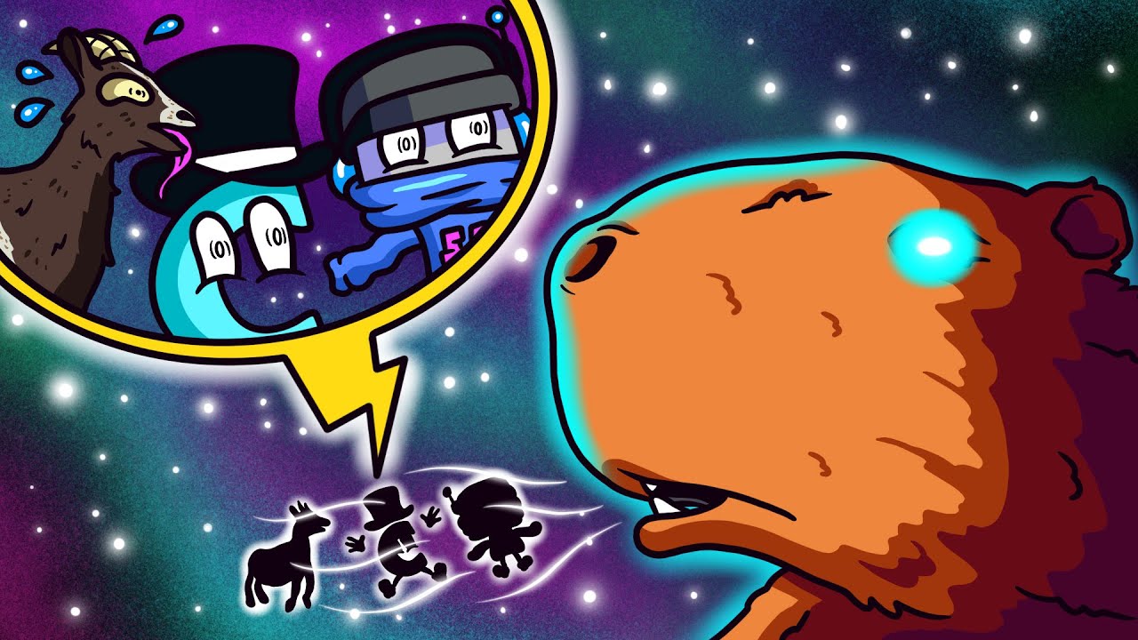 We Go Inside the Giant Capybara and Our Minds Explode in Goat Simulator ...