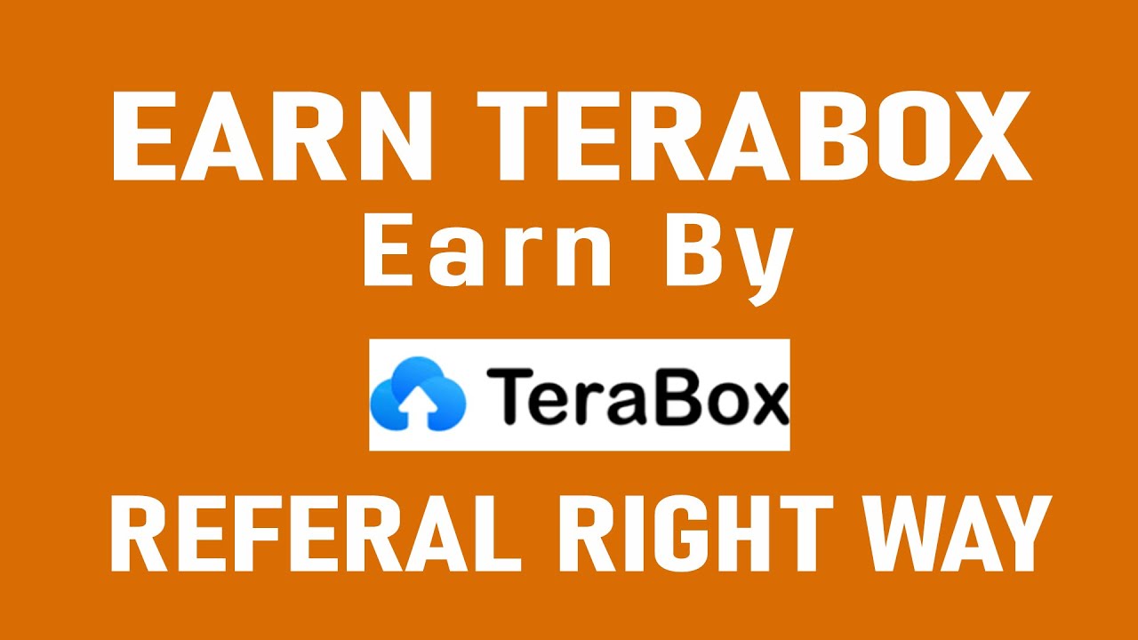 Terabox Unlimited Refer, How to Earn Money Terabox, Terabox Earning ...