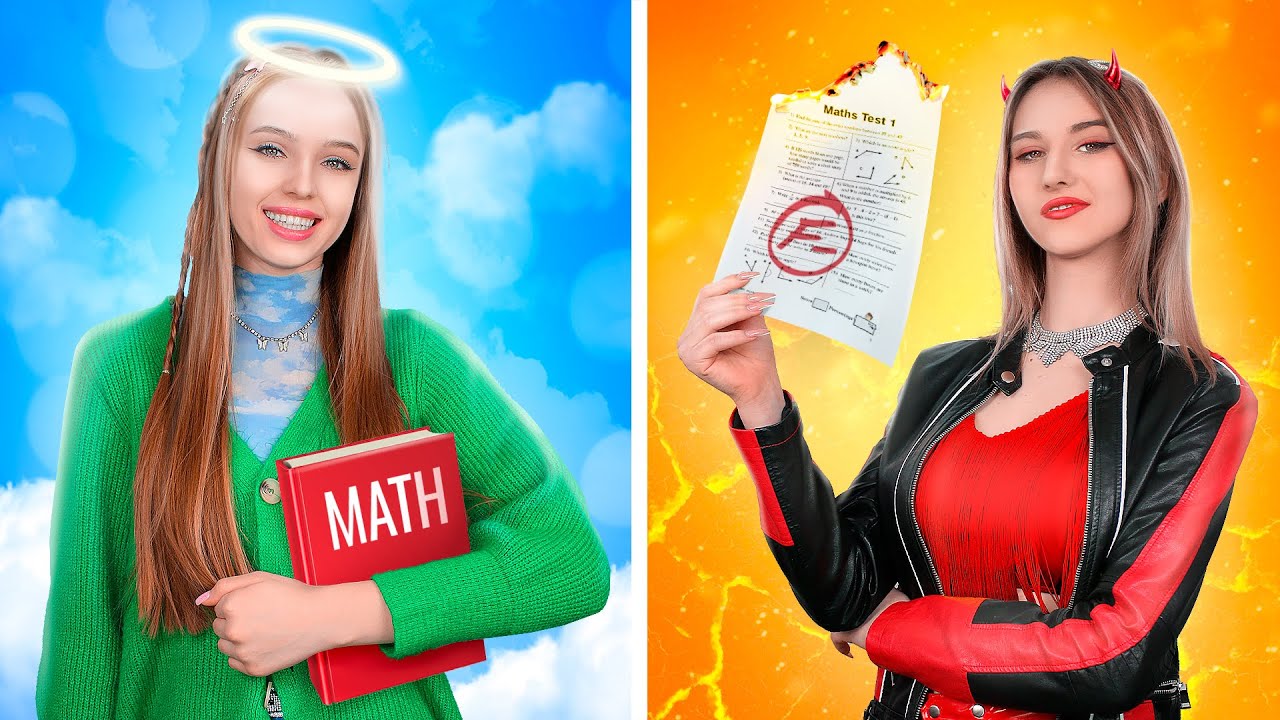 Alt VS Soft Girl at College || I Fell in Love With a Bad Boy - YouTube