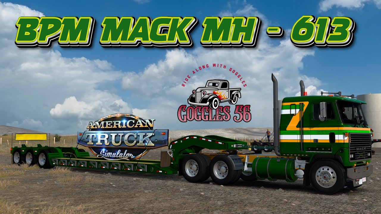 ATS Expansion | BPM Mack MH 613 | JCB Backhoe to Baggs Wyoming - YouTube