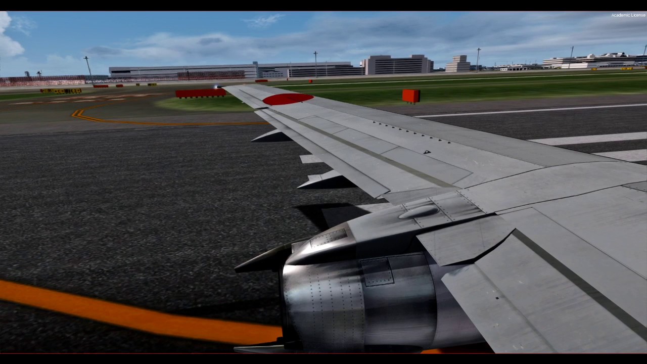 【FSX/P3D】羽田から離陸/ANA/737-200 - YouTube