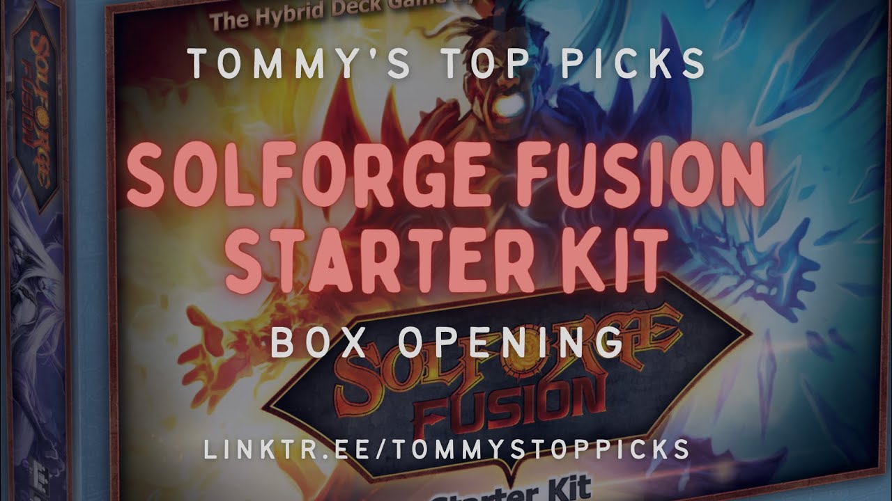 Solforge Fusion Starter Kit Box Opening - YouTube