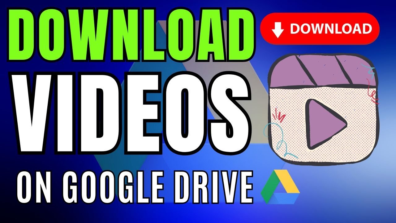 How to Download Videos FROM Google Drive IN SECONDS! - YouTube