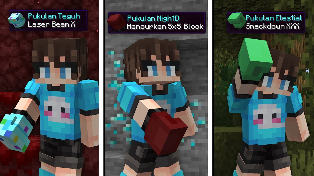 Minecraft Tapi Ada Pukulan YouTuber Indonesia .. - YouTube