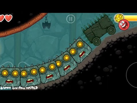Red Ball 4 Caves Vs Factory Boss Vs Red Ball - YouTube