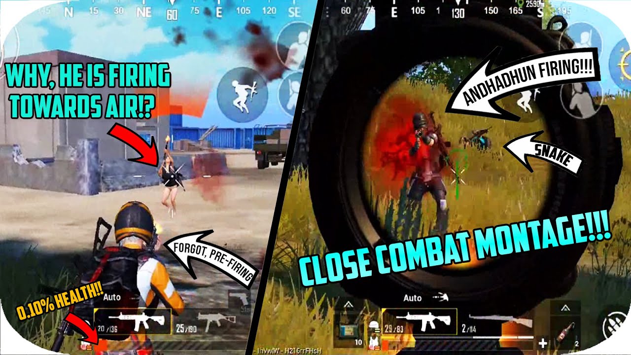 Best close-range combat montage🔥🔥 !!! Pubg Mobile !!! - YouTube