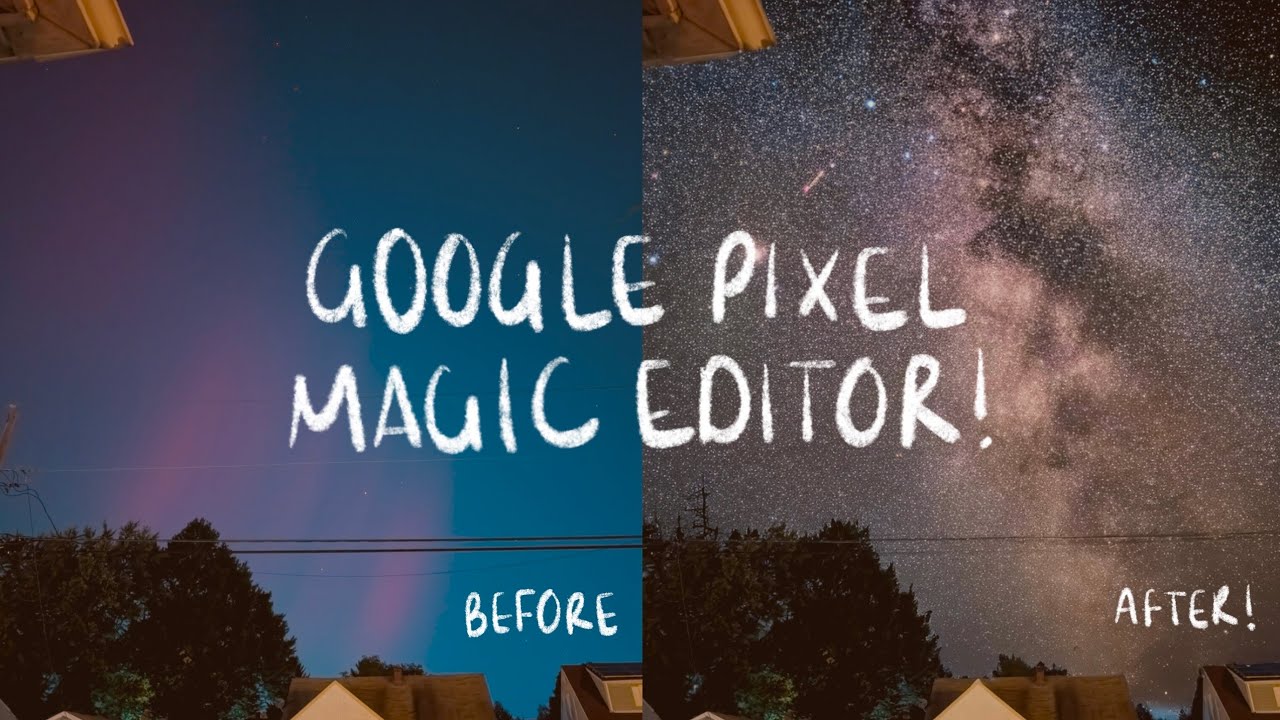 GOOGLE PIXEL 9 PRO MAGIC EDITOR DEMO | experimenting with photo editing ...