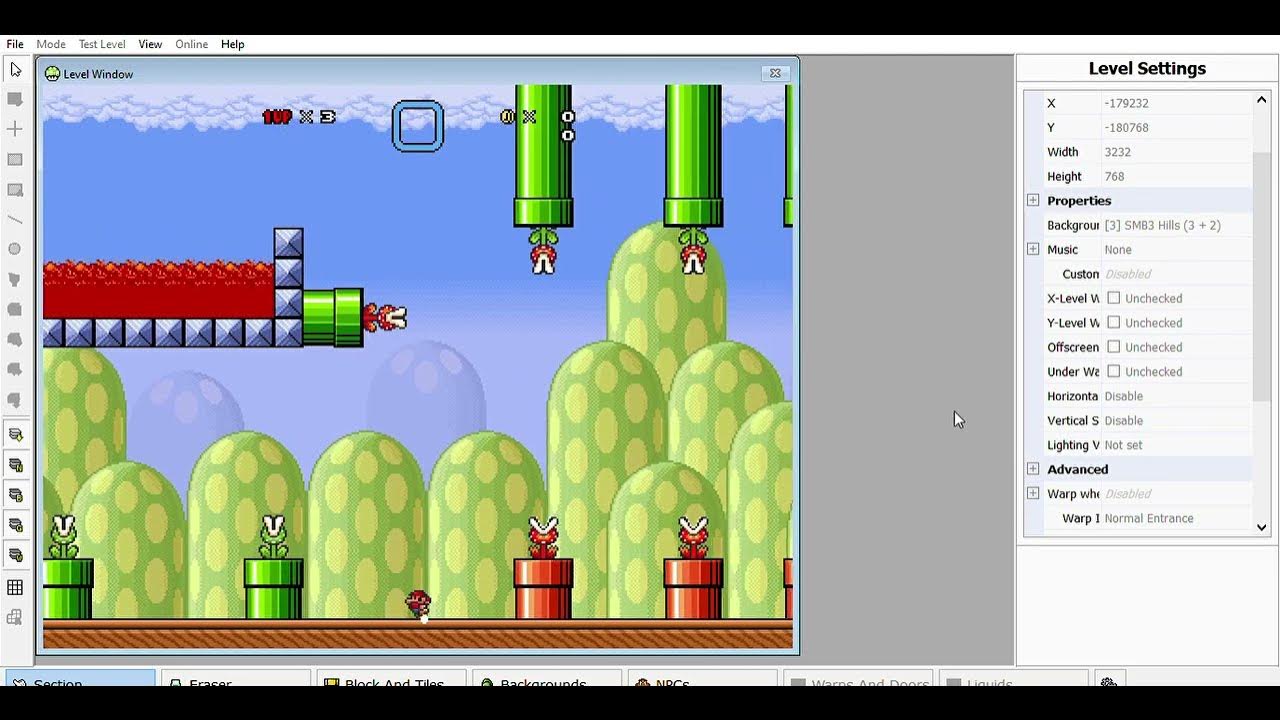 SMBX 1.4.5 NPC Movements at Start of Level Instead of When on Screen (WIP) - YouTube