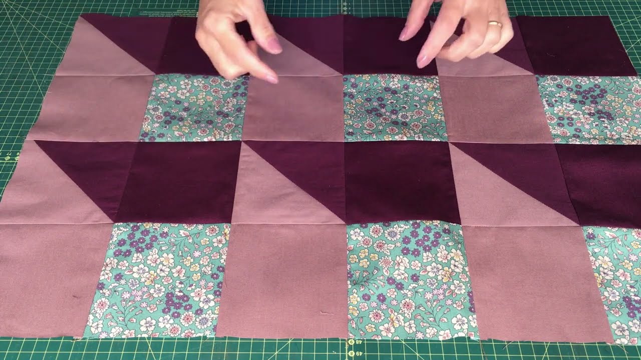 INCRÍVEL PATCHWORK BLOCO 3D PARA TAPETE FÁCIL DE COSTURAR - YouTube